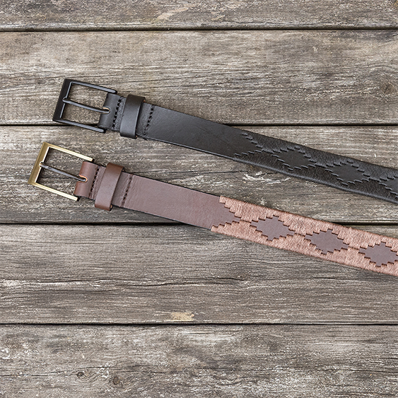 Argentinian Leather Plain Dress Belts for Men | pampeano